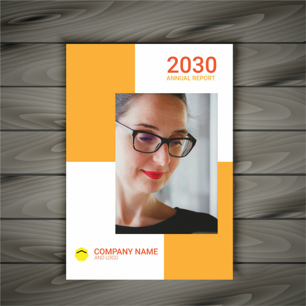 Cover design for an annual report, business magazine vector templates ...