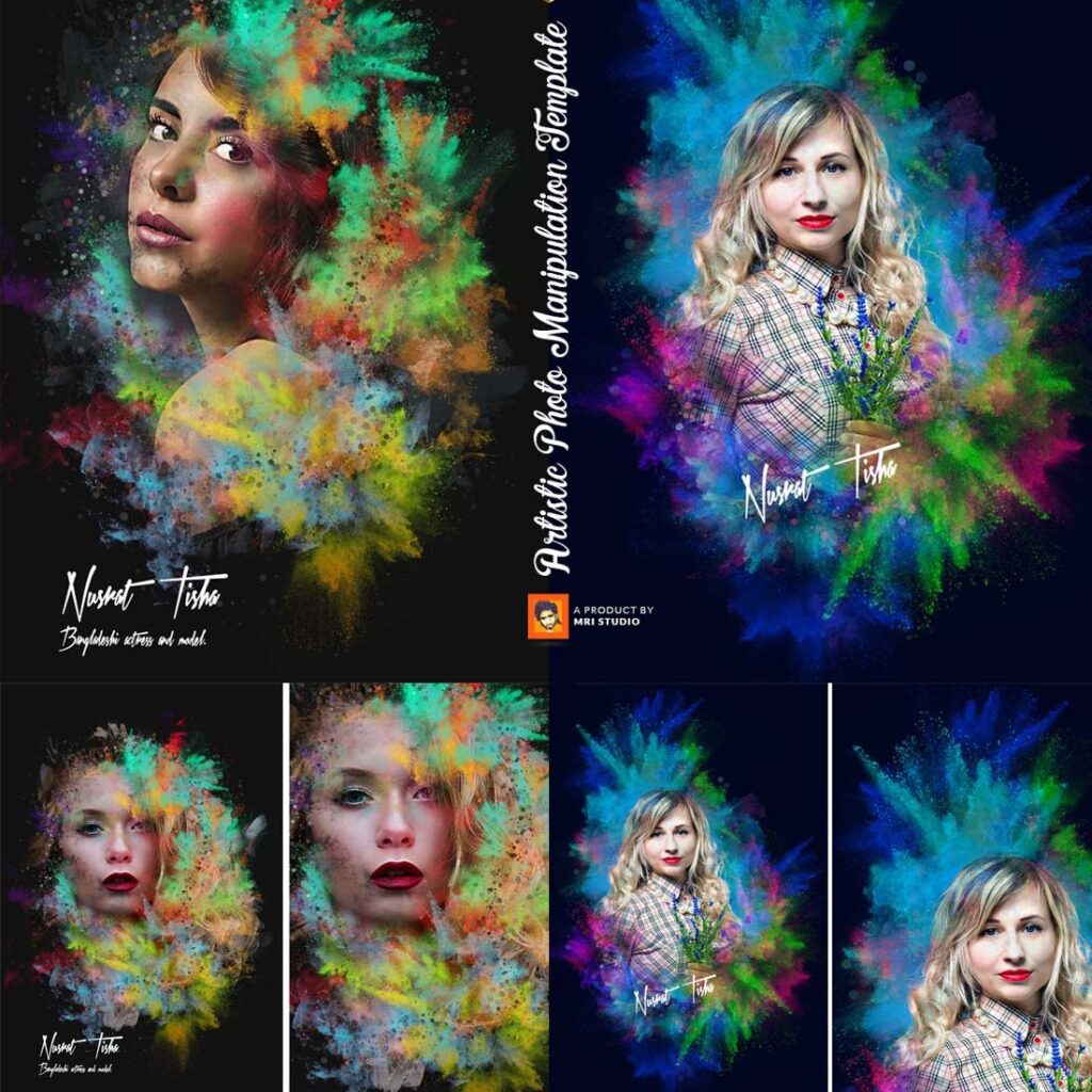 Artistic Photo Manipulation Template - MasterBundles