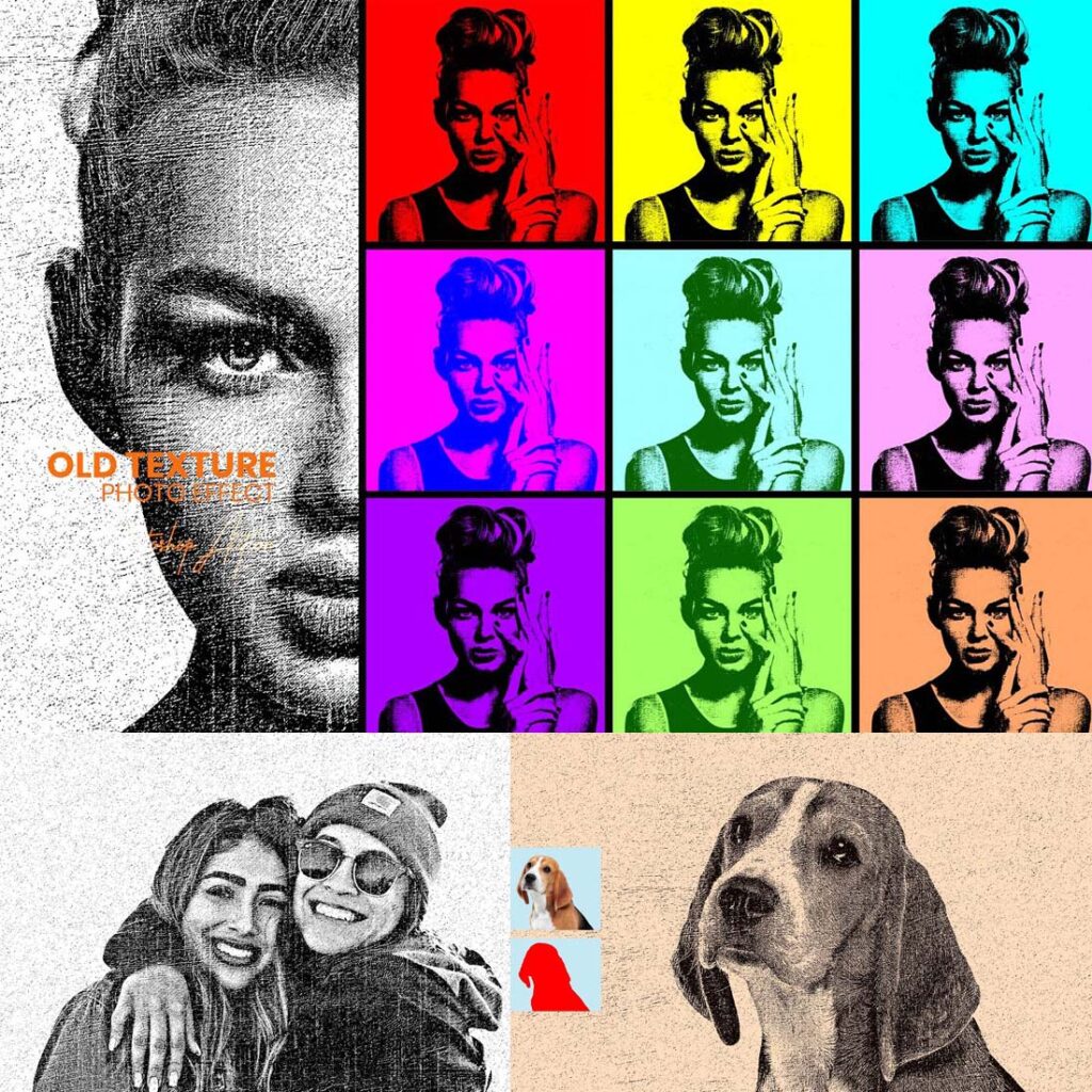 Old Texture Photo Tracing Photoshop - MasterBundles