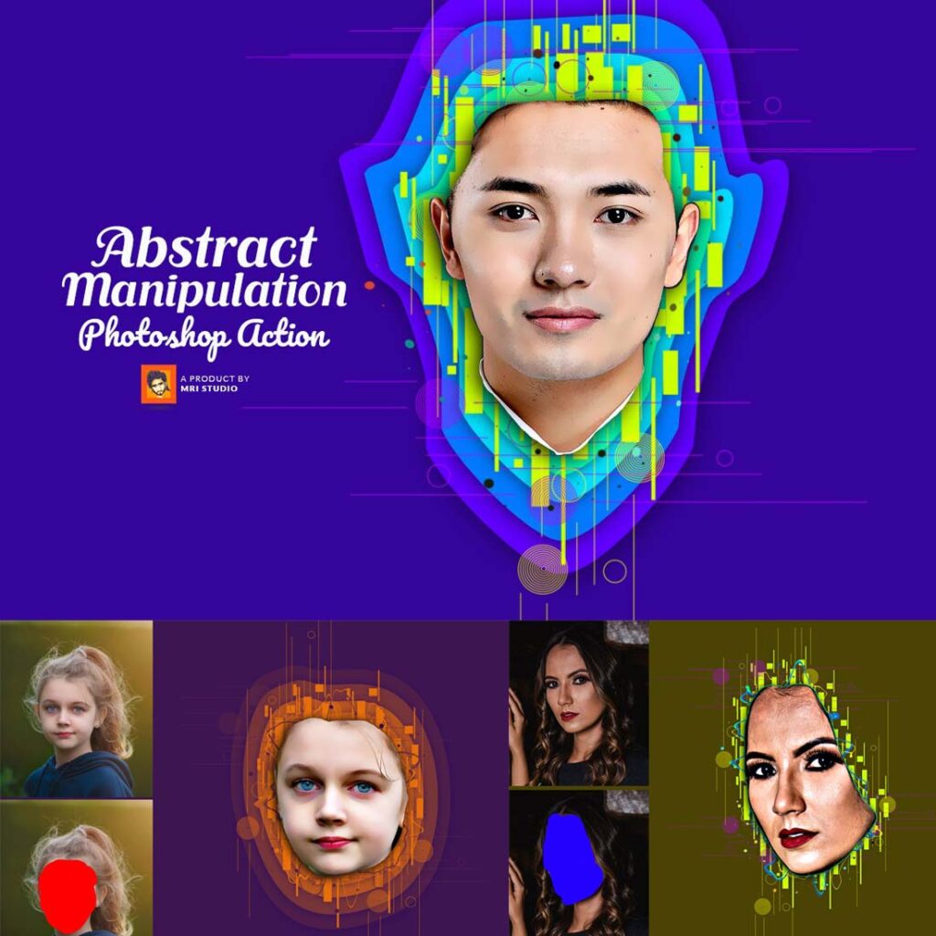 Abstract Manipulation PS Action - MasterBundles