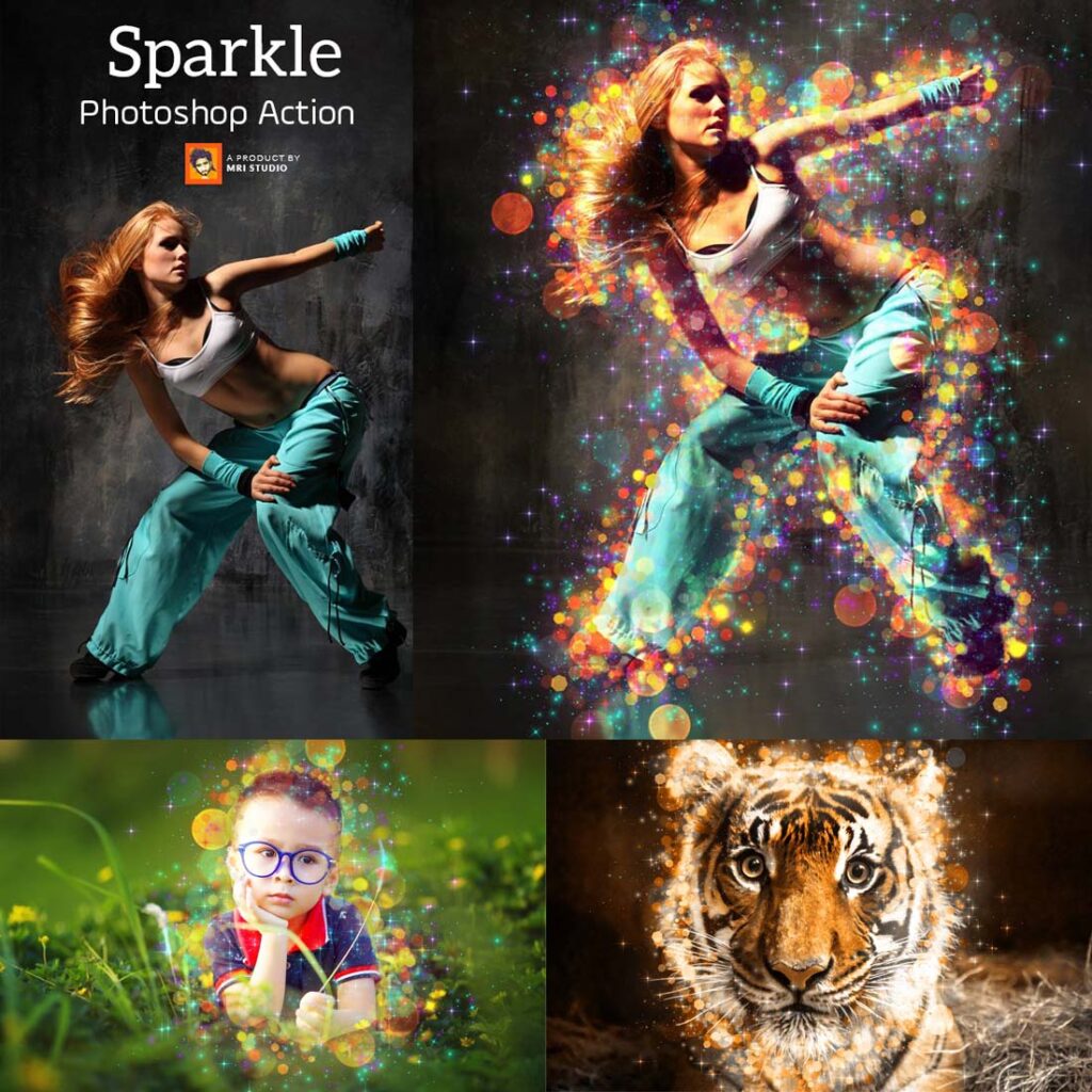 Shimmer Photoshop Action - MasterBundles