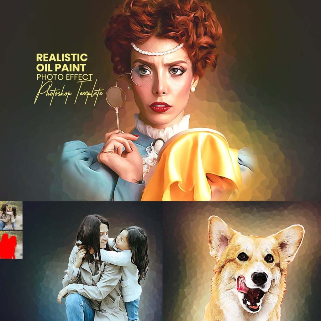 Realistic Oil Paint Photo Effect - MasterBundles