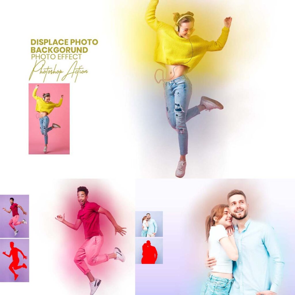 Displace Photo Background Maker - MasterBundles