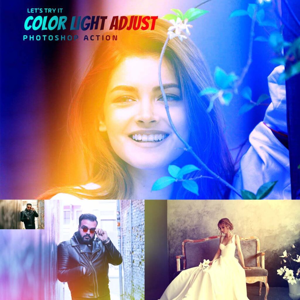 Color Light Adjust Photoshop Action - MasterBundles