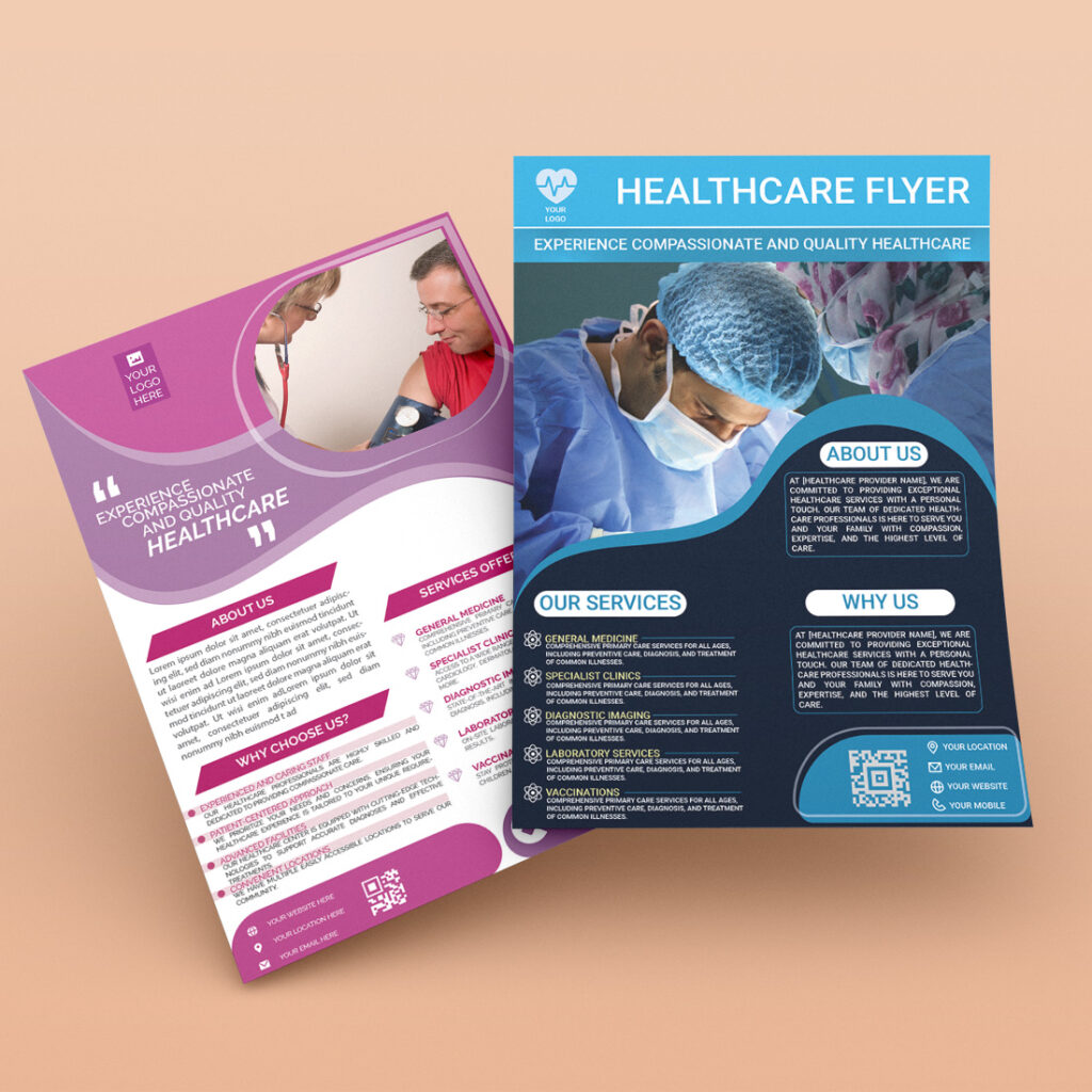 Healthcare flyer templates - MasterBundles