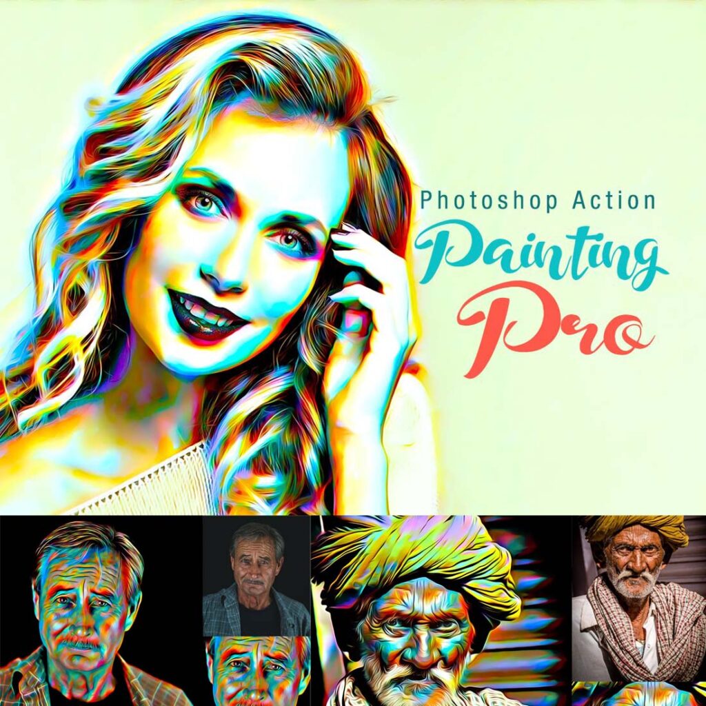 Painting Pro Photoshop Action - MasterBundles