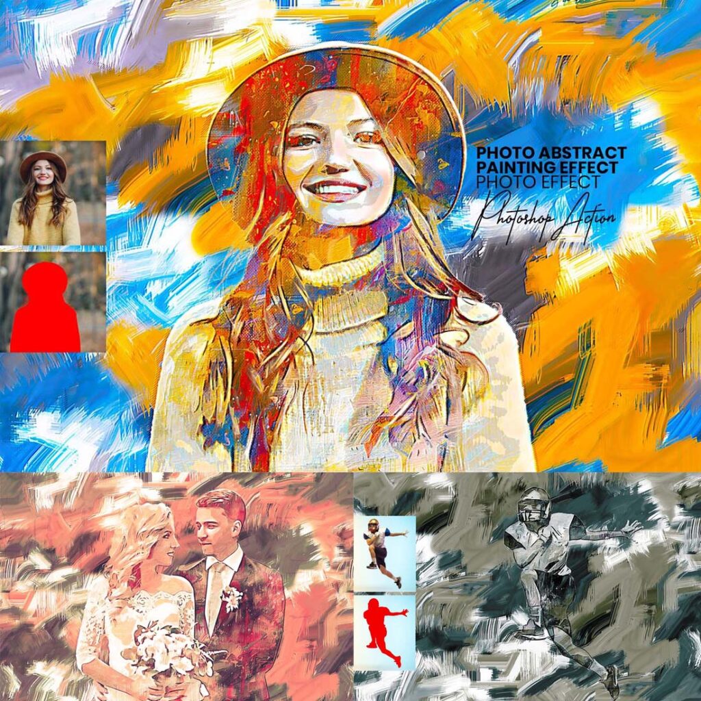 Realistic Abstract Painting Effect - MasterBundles