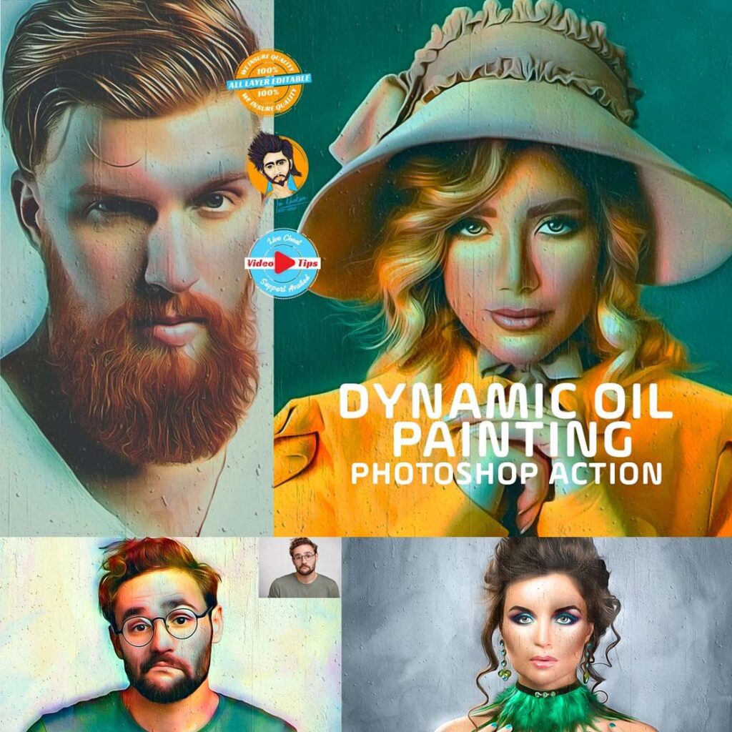 Dynamic Oil Painting Effect - MasterBundles