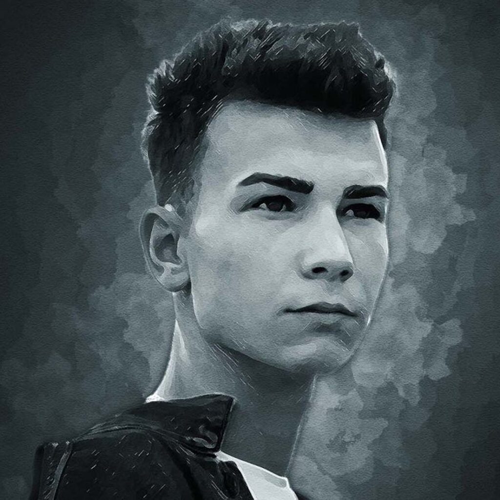 Black Realistic Oil Paint Effect - MasterBundles