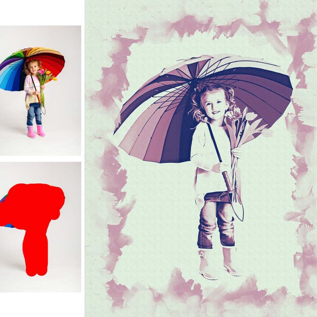 Frames & Art Framing PS Action - MasterBundles