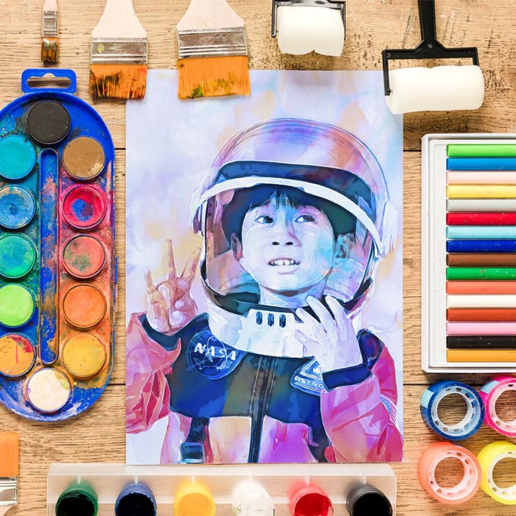 Watercolor Painting Effect - MasterBundles