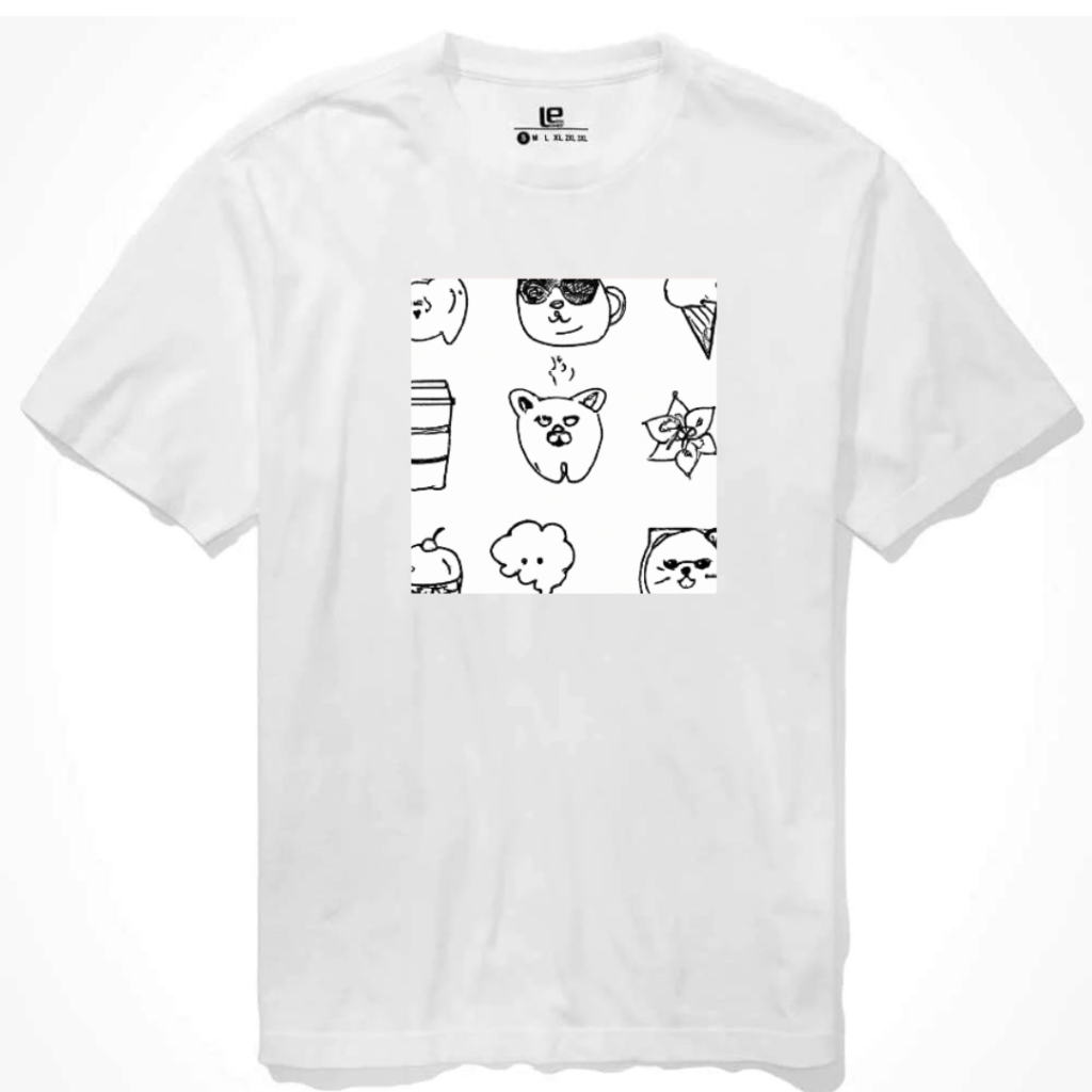 LINE ART CT-SHIRT DESIGN |CUTE UNIQUE DESIGNS - MasterBundles