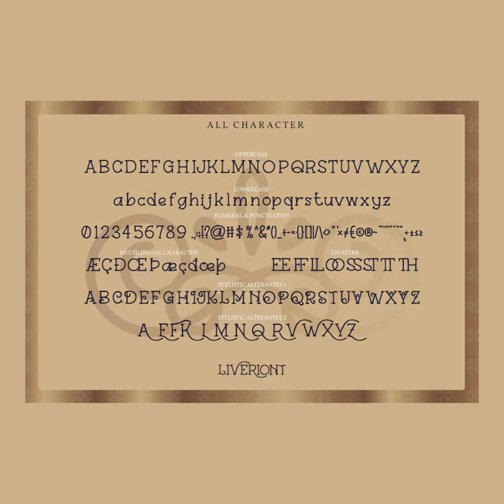 Liveriont | Classic Vintage Font - MasterBundles