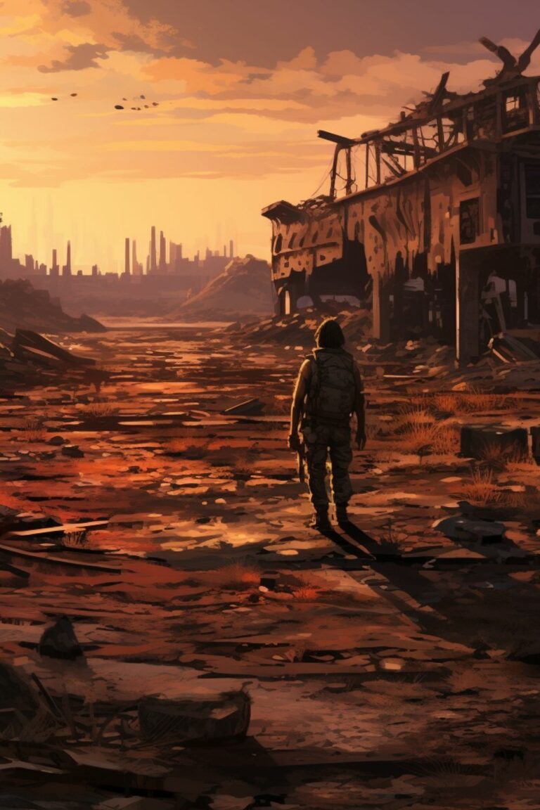 Post-apocalyptic scenes. - MasterBundles