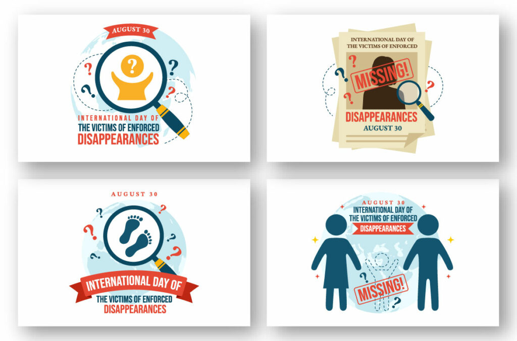 14 Day of the Victims of Enforced Disappearances Illustration ...