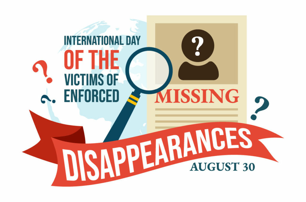 14 Day of the Victims of Enforced Disappearances Illustration ...