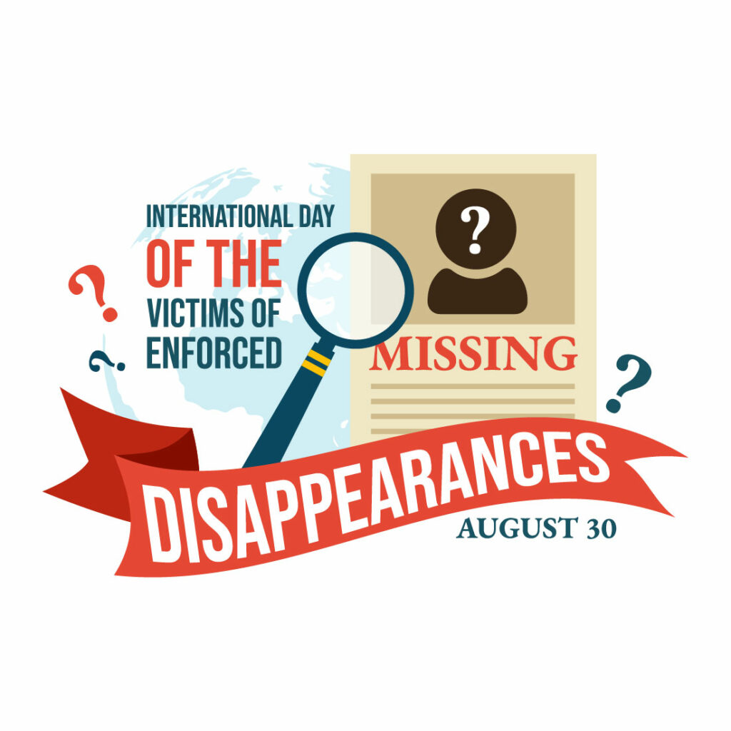 14 Day of the Victims of Enforced Disappearances Illustration ...