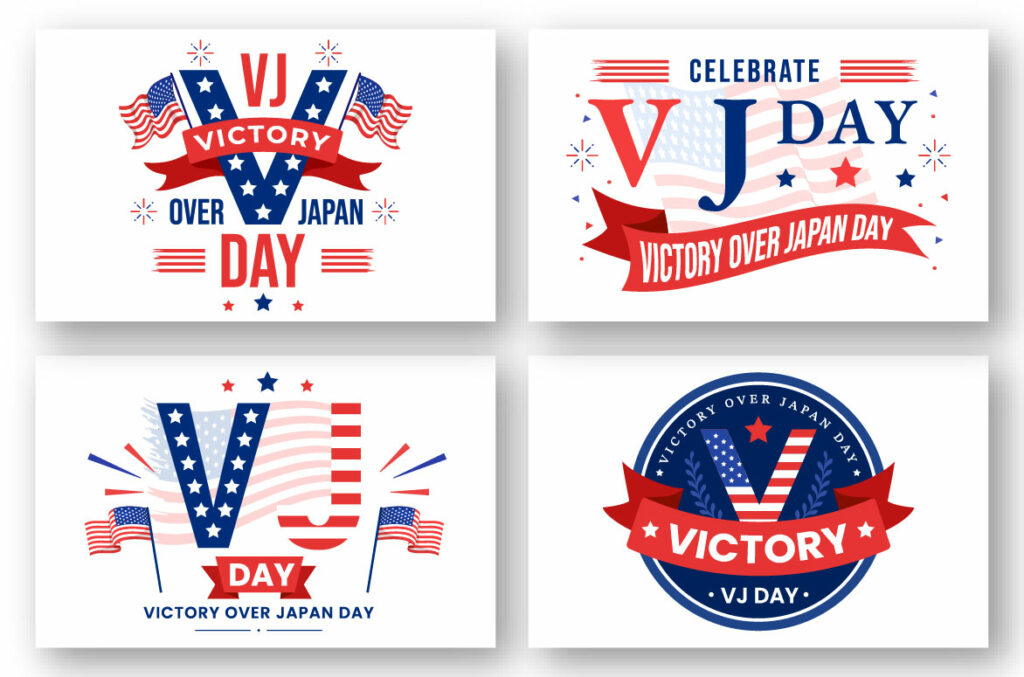 12 Victory Over Japan Day Illustration - MasterBundles