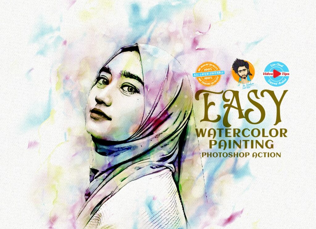 Easy Watercolor Painting - MasterBundles