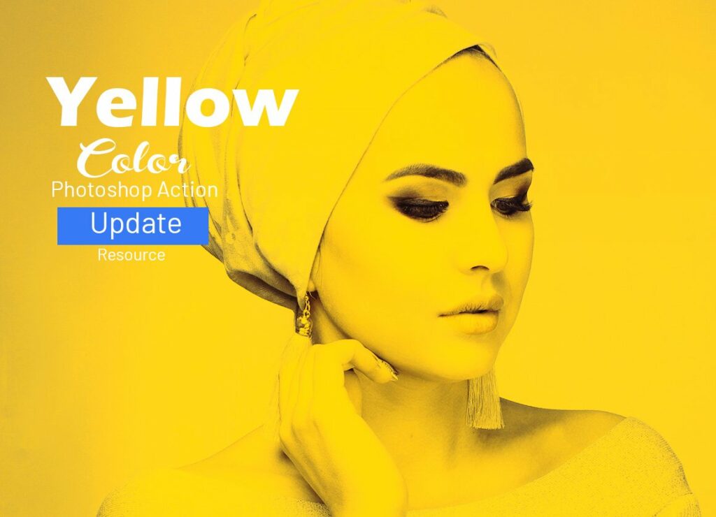Yellow Color Look Action - MasterBundles