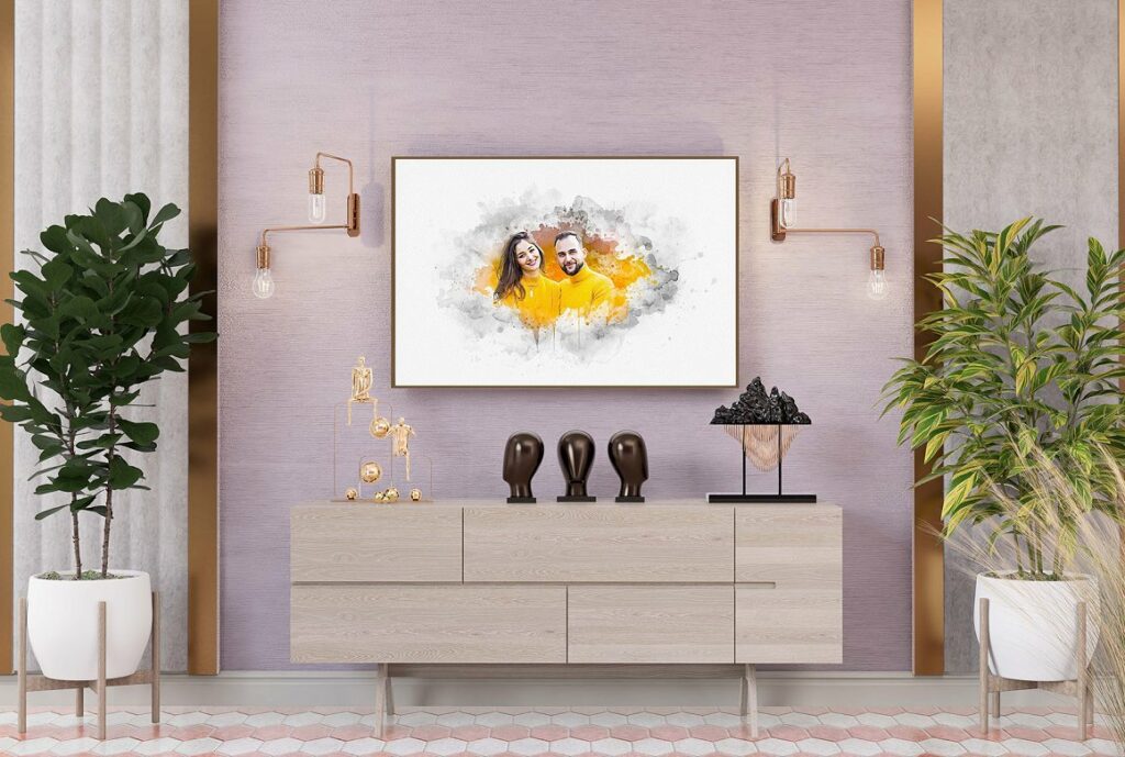 Watercolor Family Painting Effect - MasterBundles