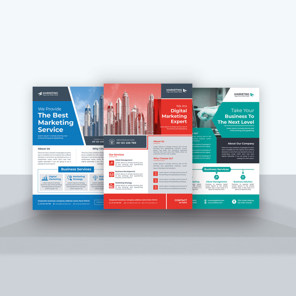 Business flyer templates - MasterBundles