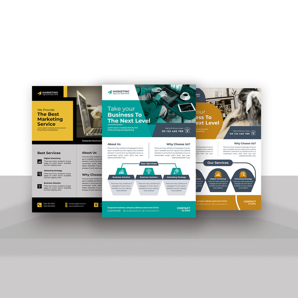 Corporate business flyers - MasterBundles