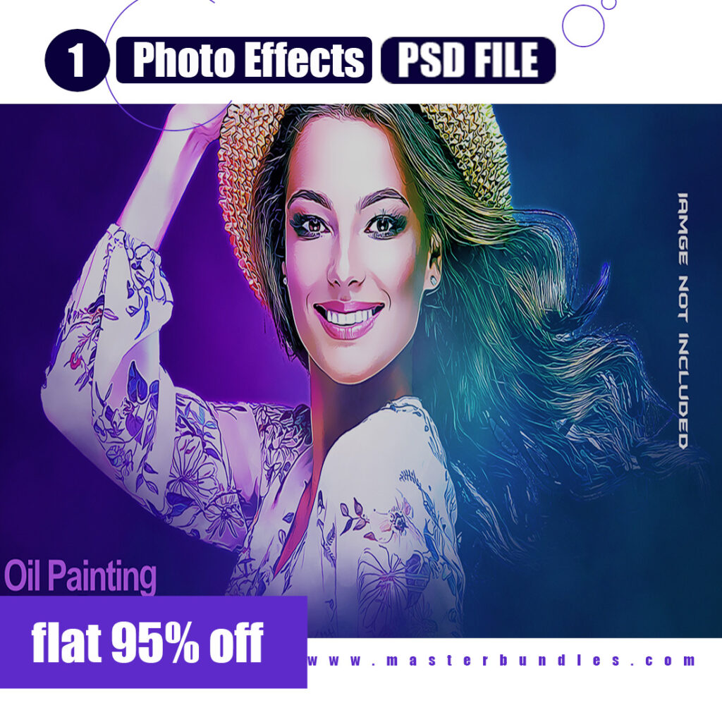 Dynamic Oil Painting 10 Photo Effects PSD Bundle - MasterBundles