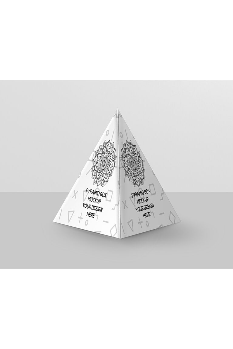 Pyramid Box Mockup - MasterBundles