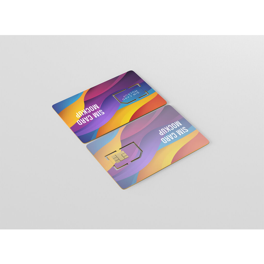 Sim Card Mockup - MasterBundles