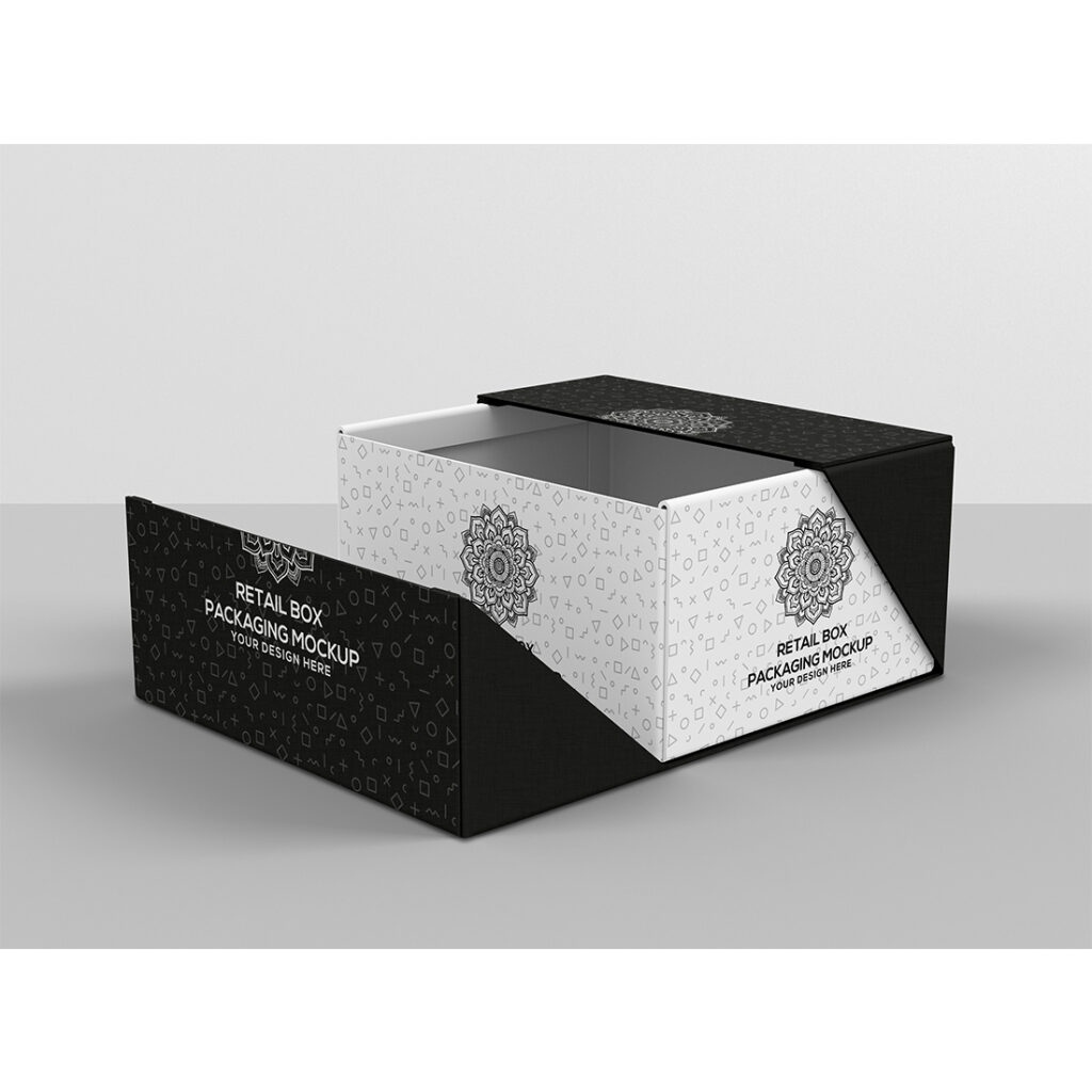 Retail Box Packaging Mockup - MasterBundles
