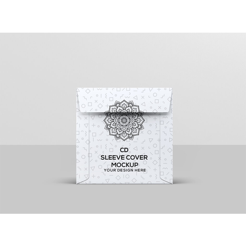 CD Sleeve Cover Mockup - MasterBundles