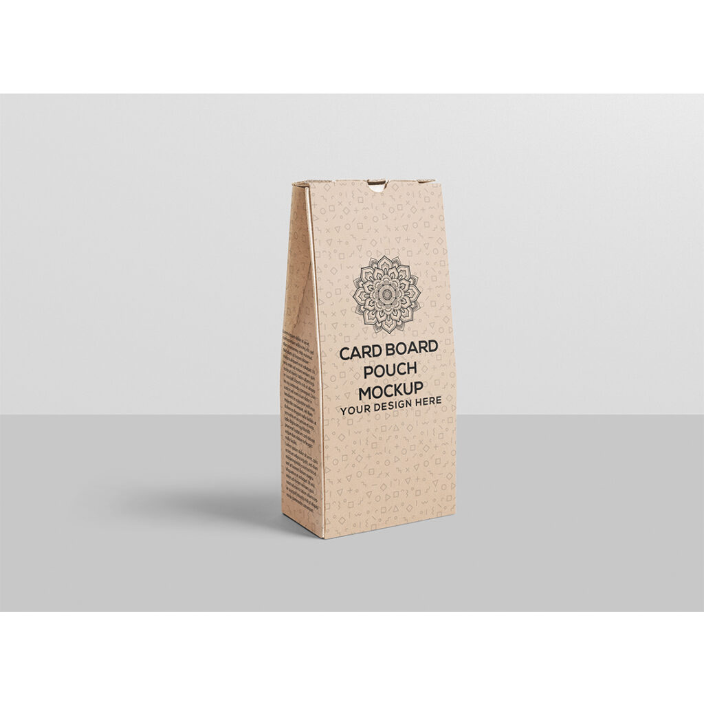 Cardboard Pouch Mockup - MasterBundles