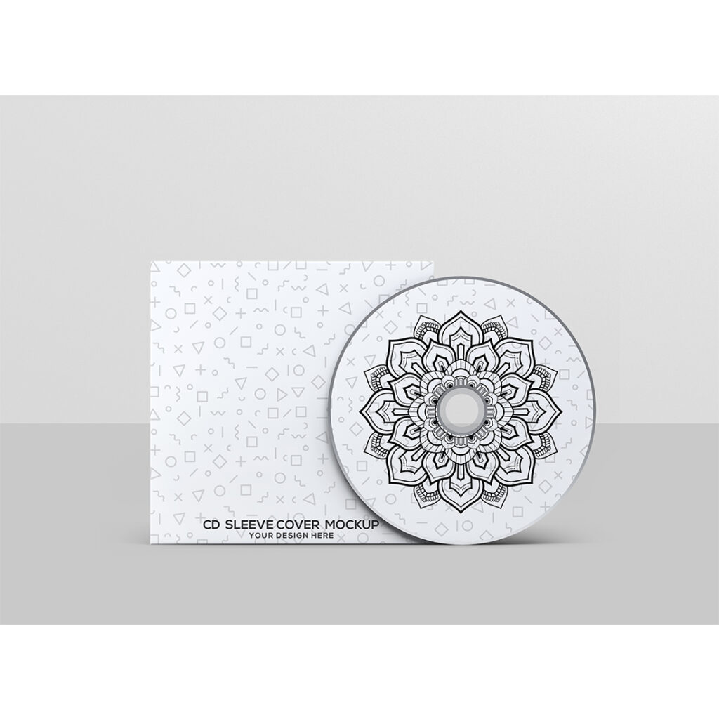 DVD Sleeve Cover Mockup - MasterBundles