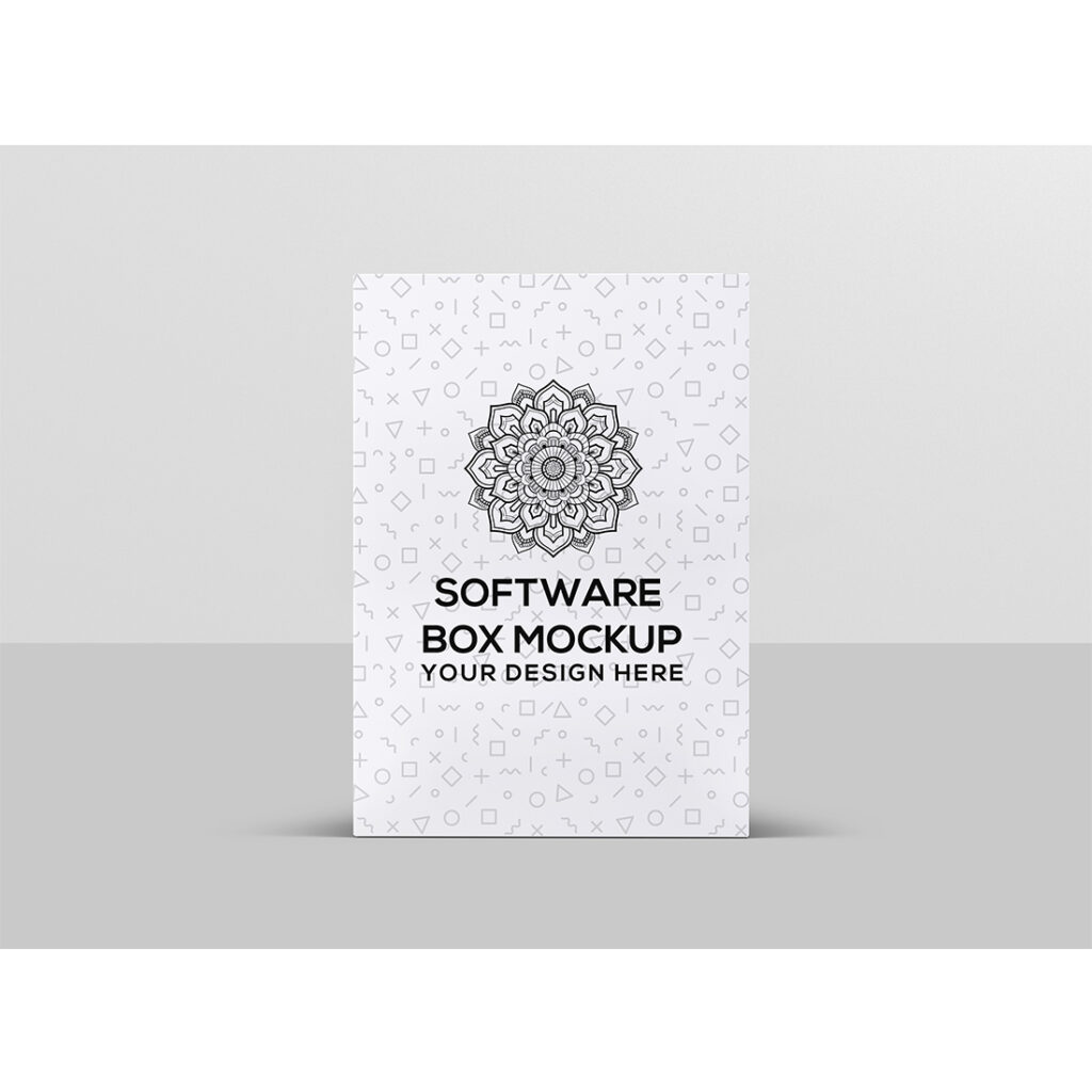 Software Box Mockup - MasterBundles