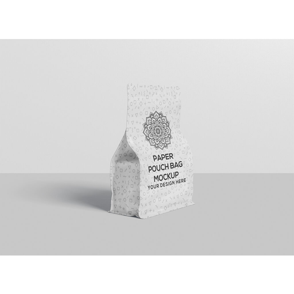 Top Sealed Paper Pouch Bag Mockup - MasterBundles