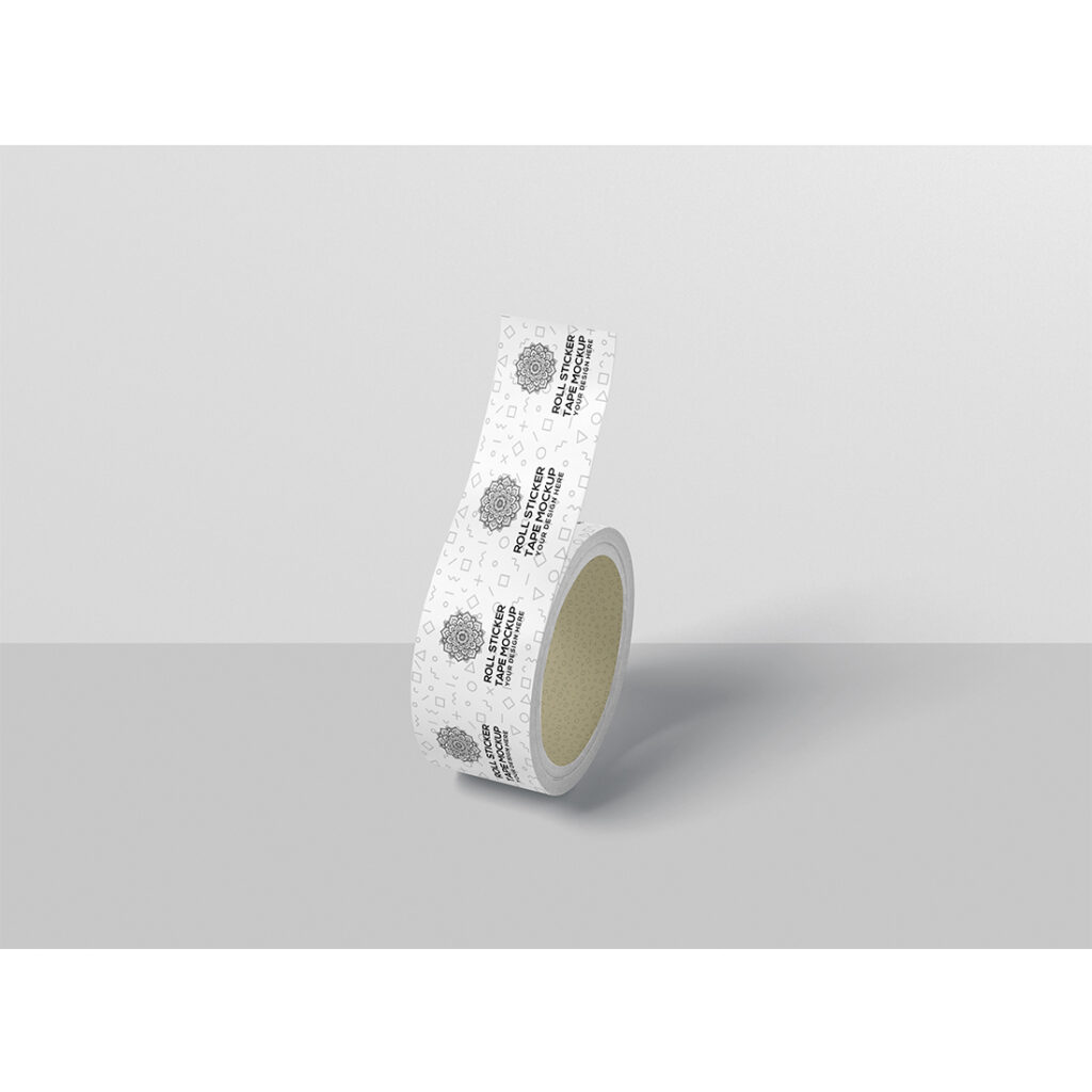 Sticker Tape Roll Mockup - MasterBundles