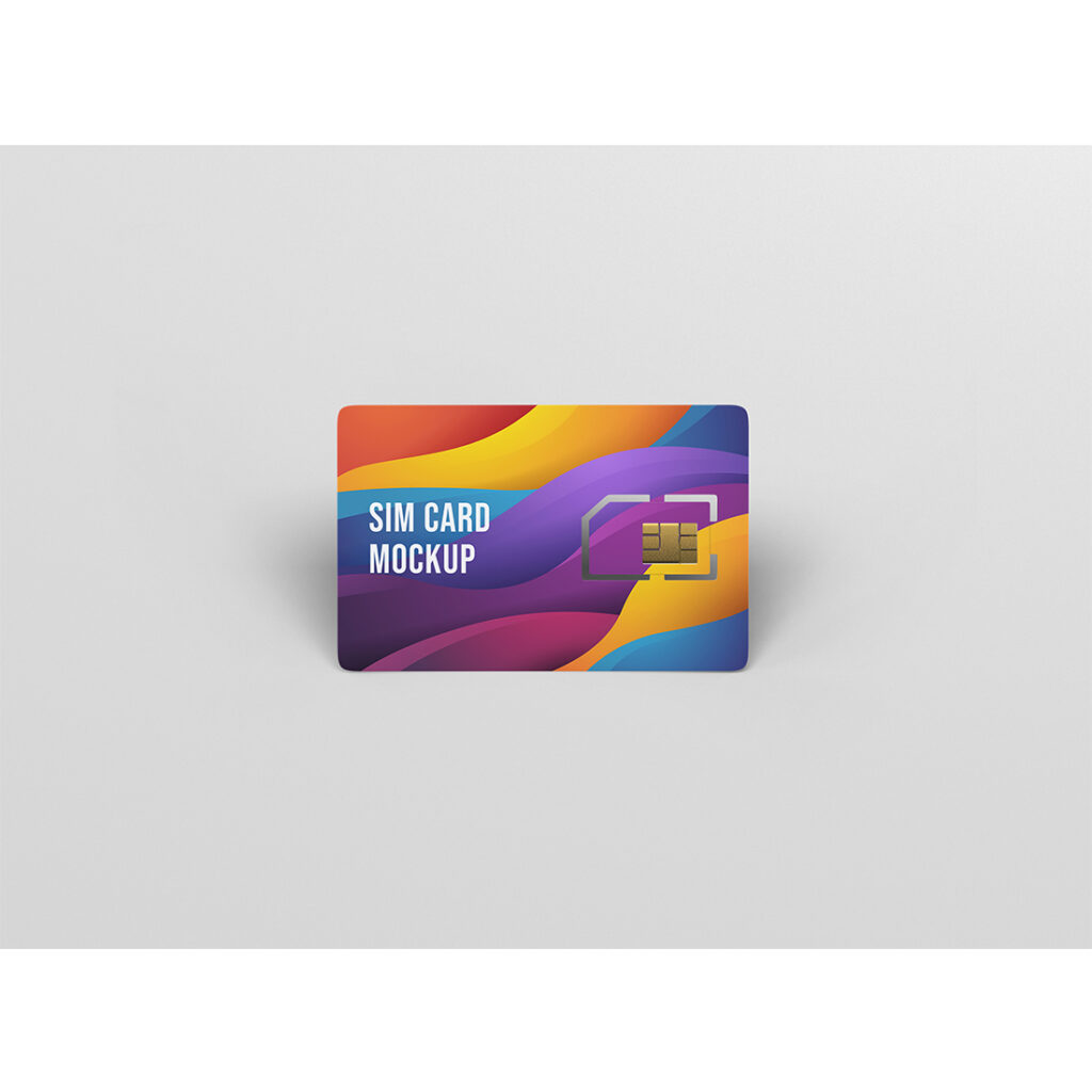 Sim Card Mockup - MasterBundles