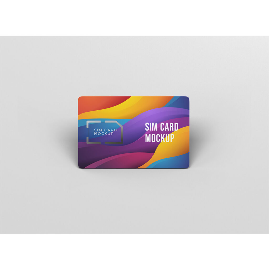 Sim Card Mockup - MasterBundles
