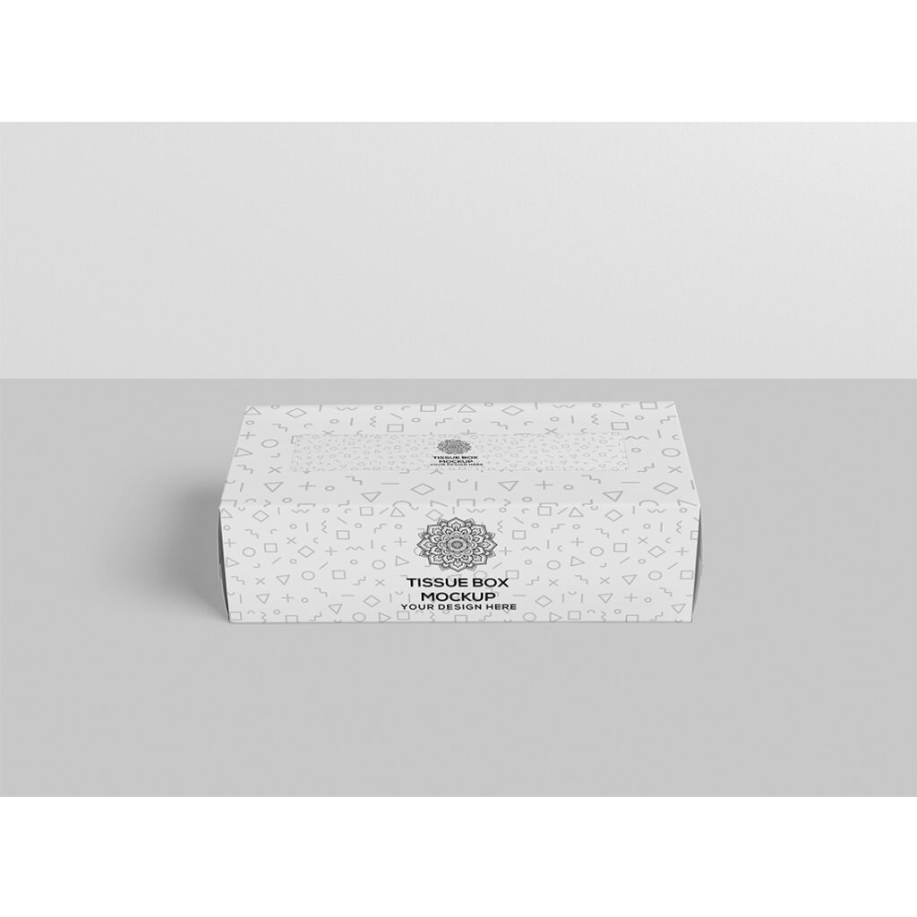 Tissue Paper Box Mockup - MasterBundles