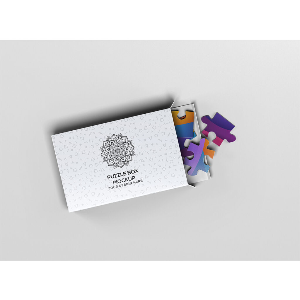 Puzzles 15 Pieces Mock Up Masterbundles