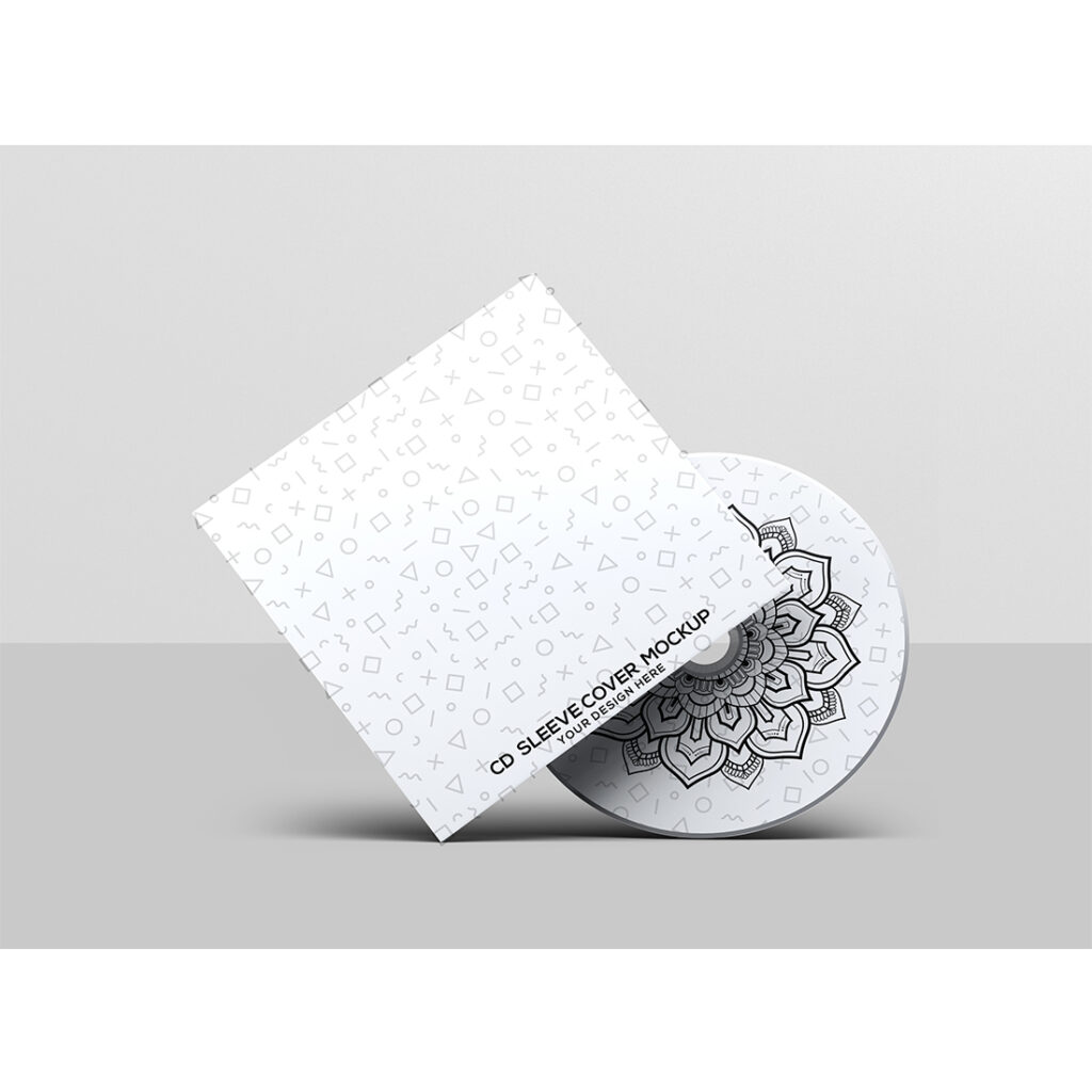 DVD Sleeve Cover Mockup - MasterBundles