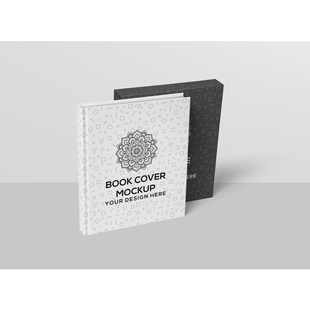 Book Cover Slide Case Mockup - MasterBundles