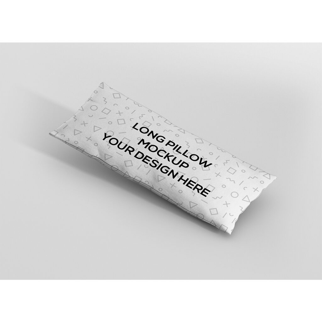 Long Rectangle Pillow Mockup - MasterBundles