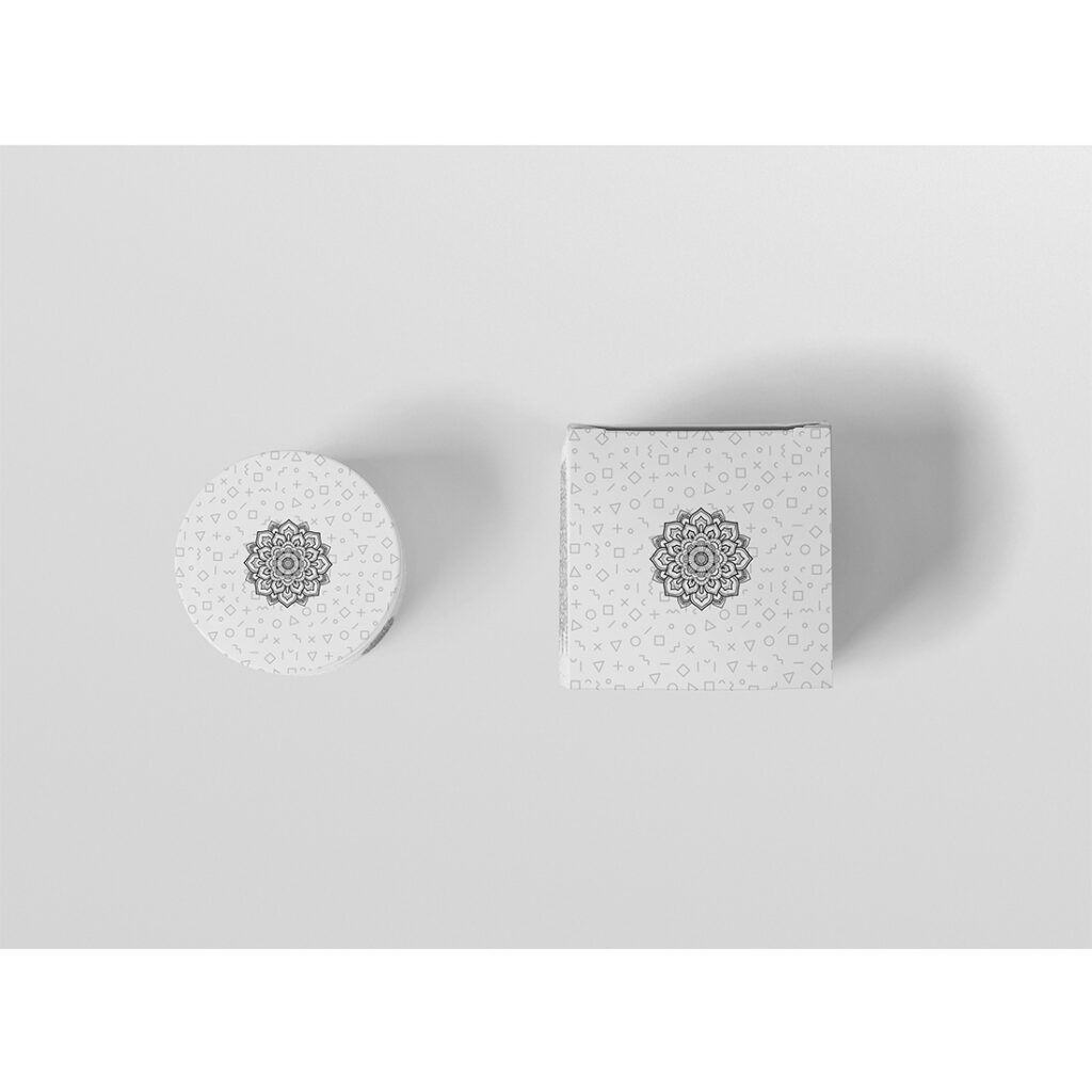 Cream Jar & Box Mockup - MasterBundles