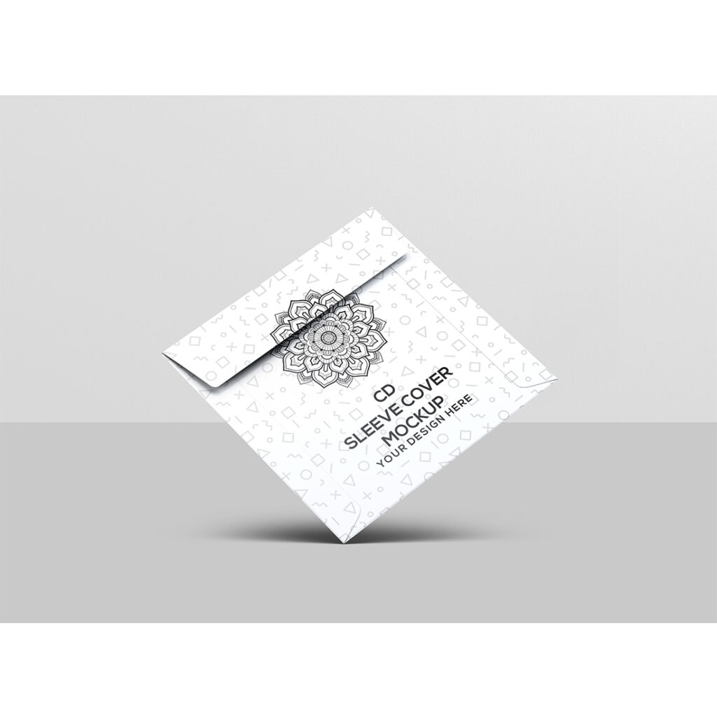 CD Sleeve Cover Mockup - MasterBundles