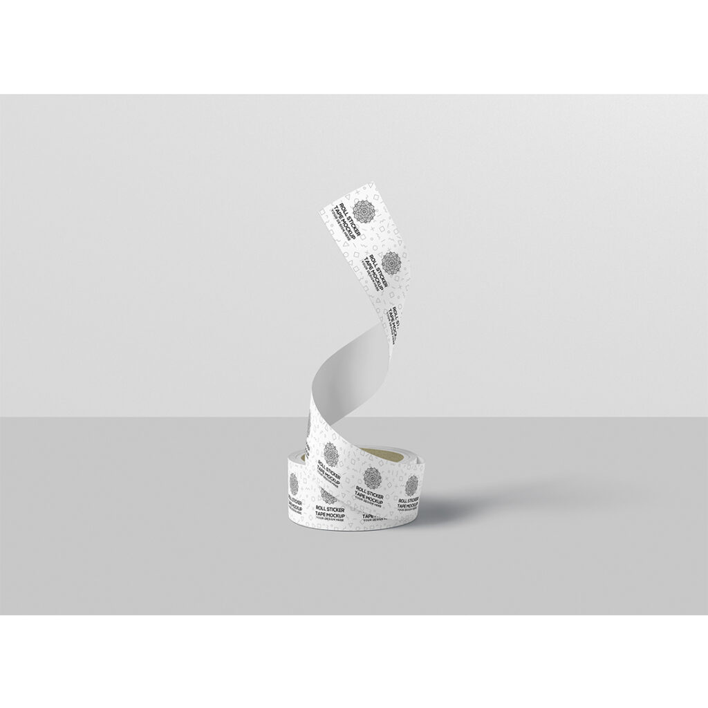 Sticker Tape Roll Mockup - MasterBundles