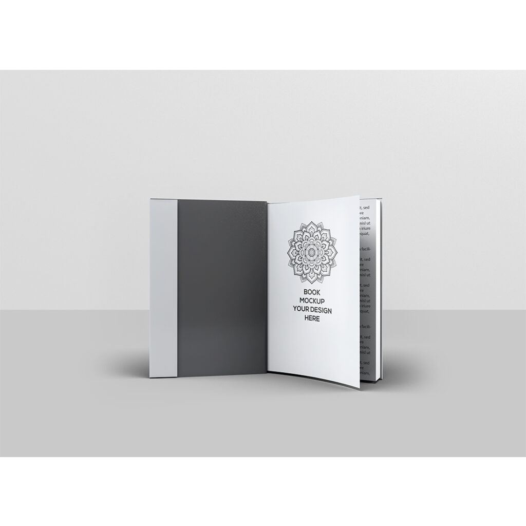 Hard Cover Book Mockup - MasterBundles