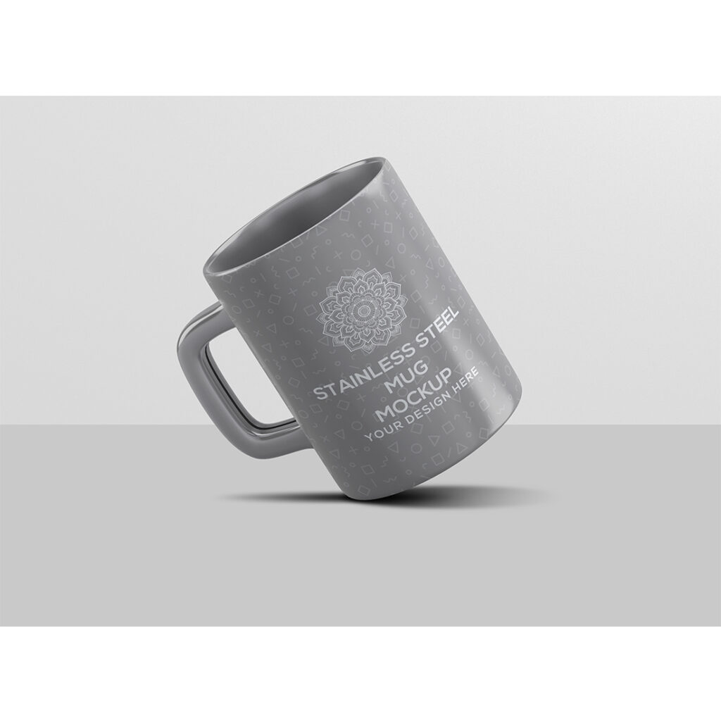 Stainless Steel Mug Mockup - MasterBundles