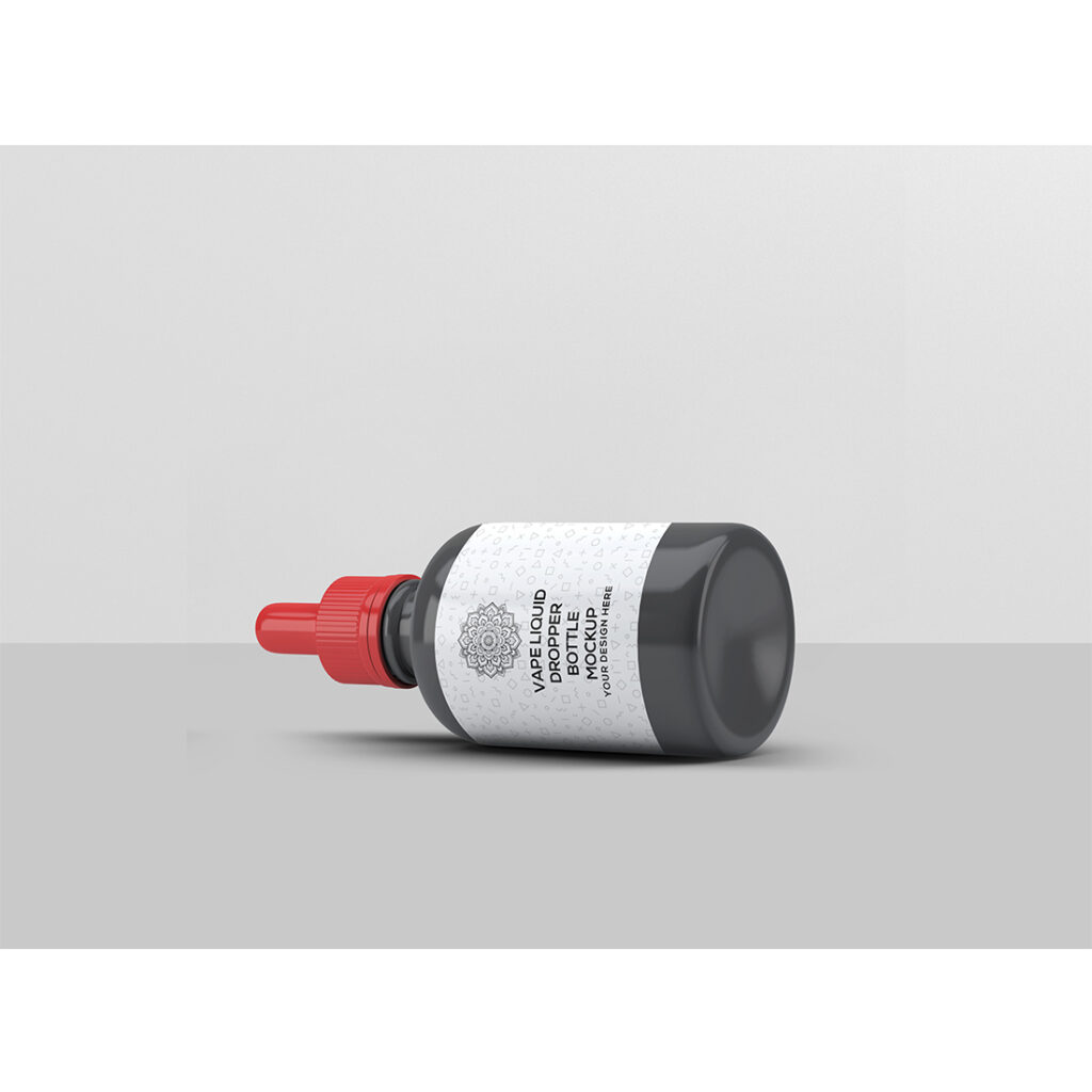 Vape Liquid Dropper Bottle Mock-Up - MasterBundles